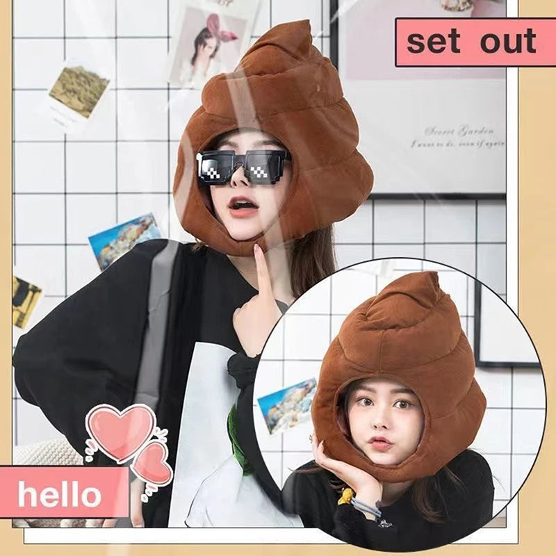 Funny Fake Poop Emoji Hat - Official Store