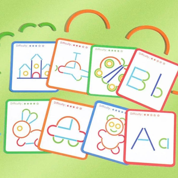 PGS Sticks & Rings Logic Game For Kids - Official Store