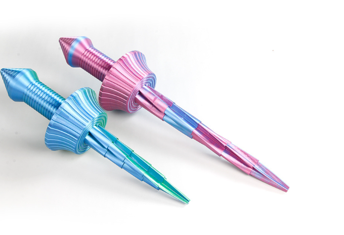 3d Printed Telescopic Mini Handmade Sword - Luxistra