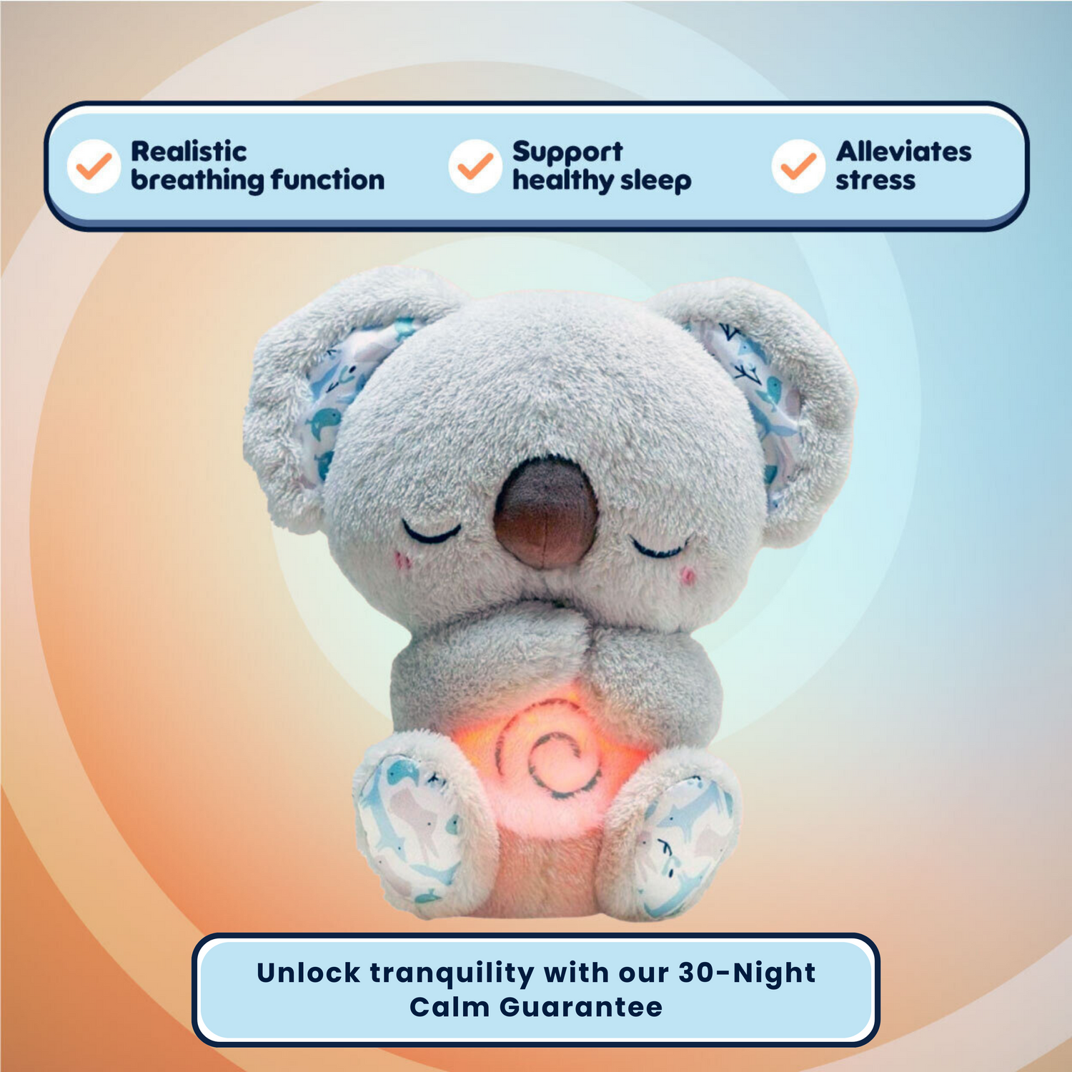 The Relief Breathing Plush-toy With Music - Purely Bras
