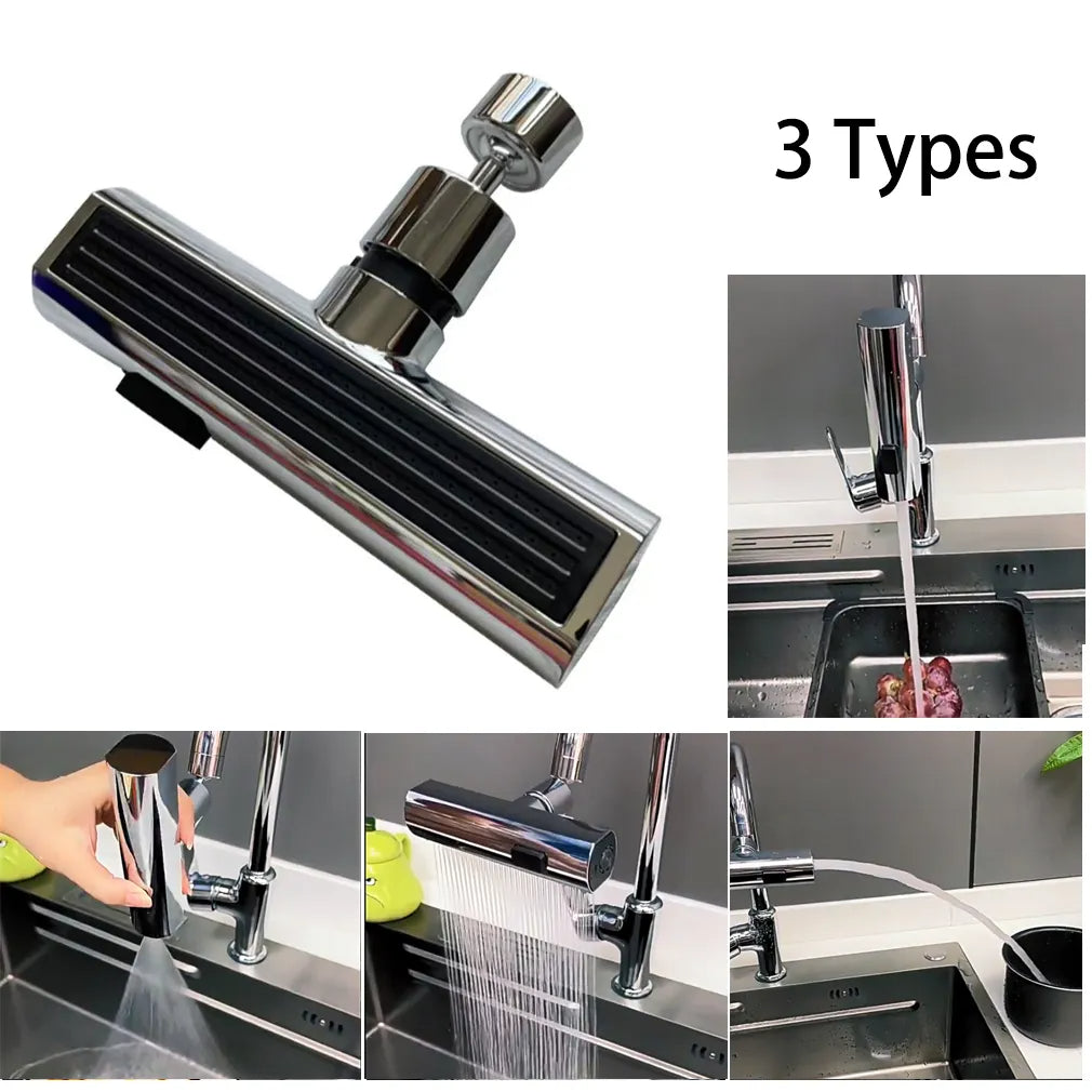 Universal Rotating Waterfall Sink Faucet Extension - Purely Bras